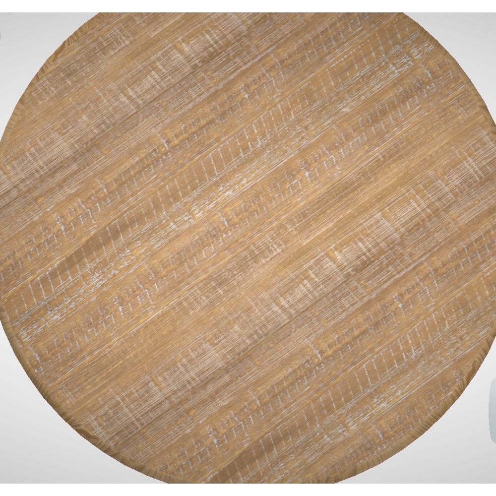 Mesa Lateral Trianon Metal Grafite Driftwood 50cm - 44893 - Sun House