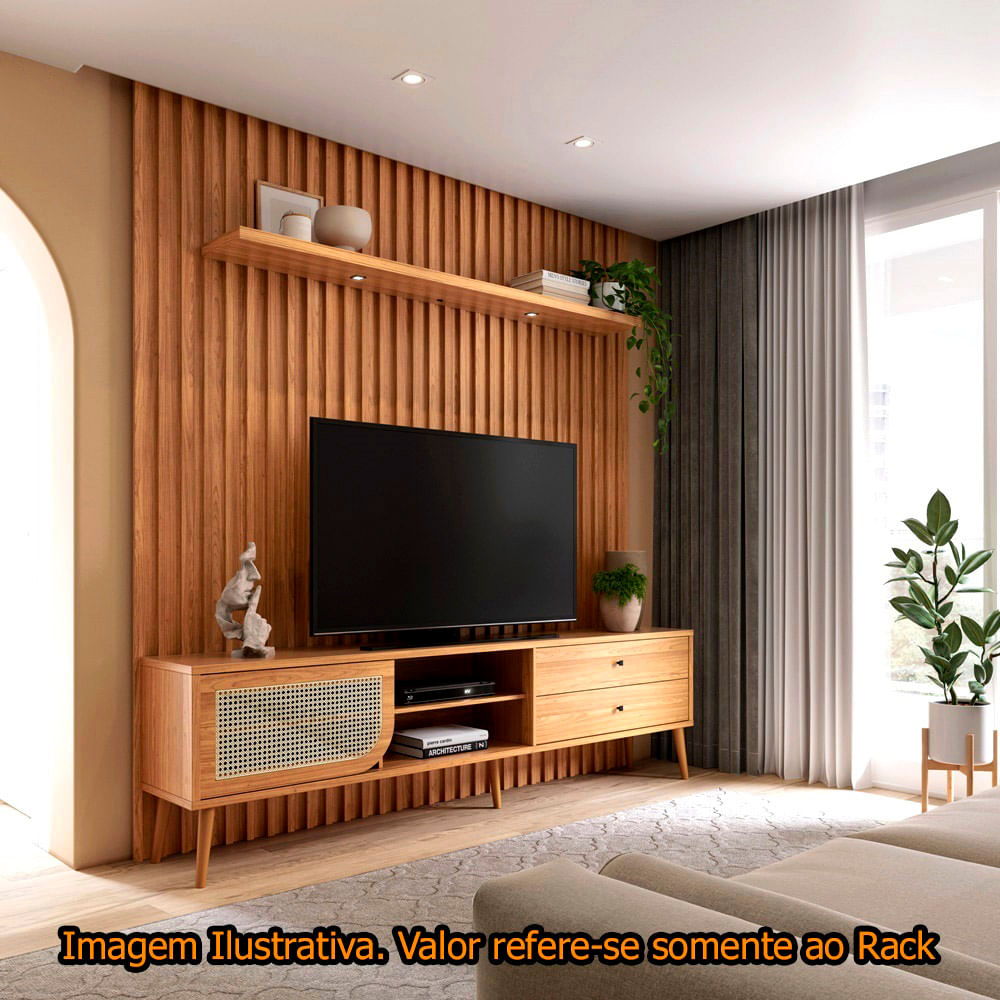 Rack Nature TB311 Freijo com Palha Natural Sextavada 220 cm - 69374 ...