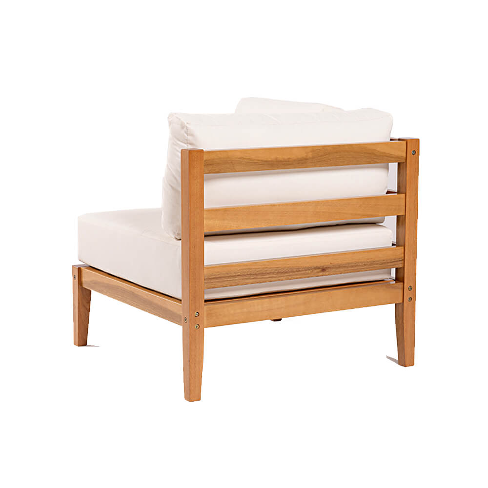 Sofa Modulo Canto Cannes Cor Cru Base Mel - 72221 - Sun House